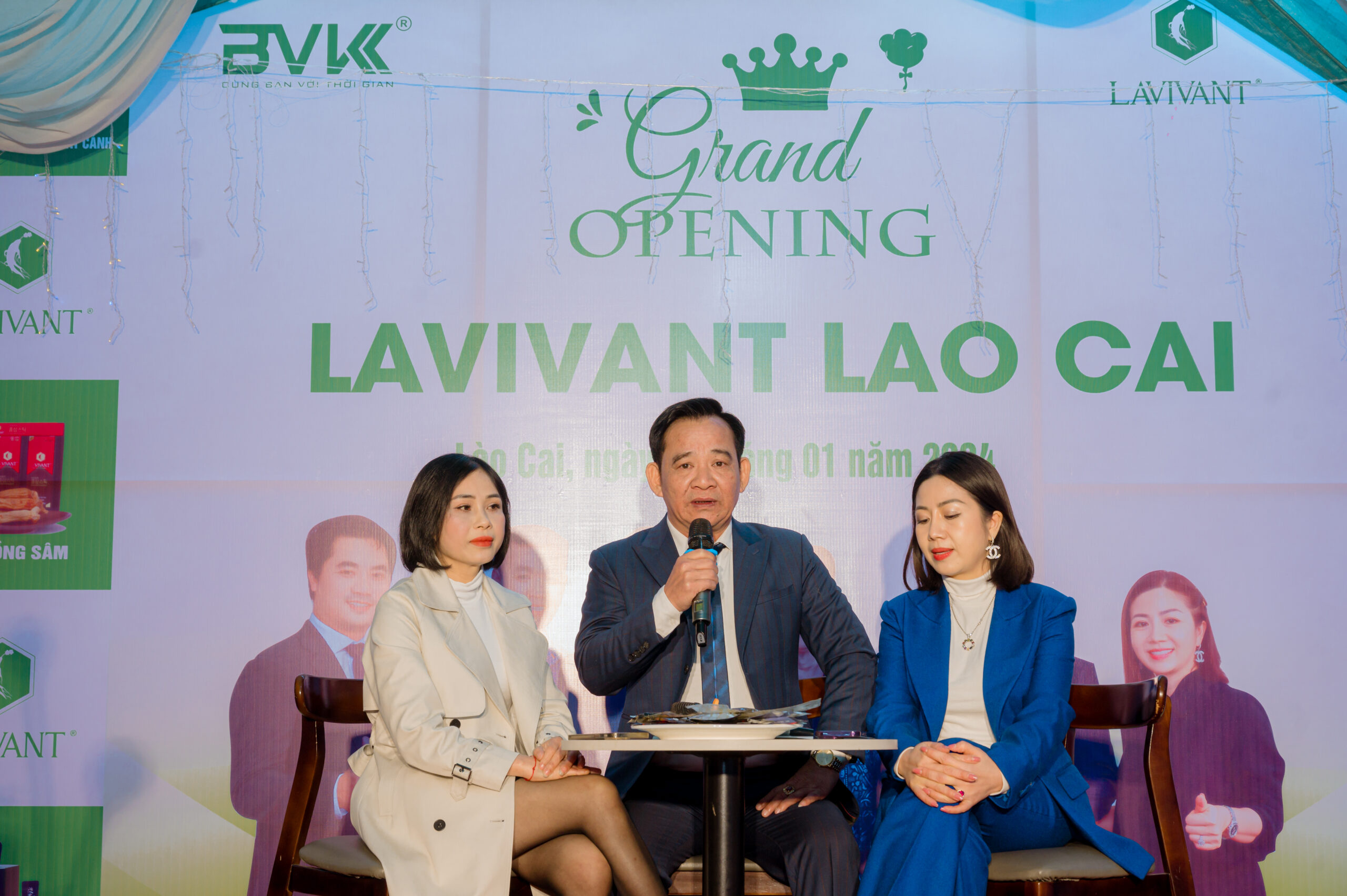 Giới thiệu Sâm Lavivant tại Lào Cai cùng với NS. Quang Tèo - Công ty Cổ phần Đầu tư BVK Việt Hàn